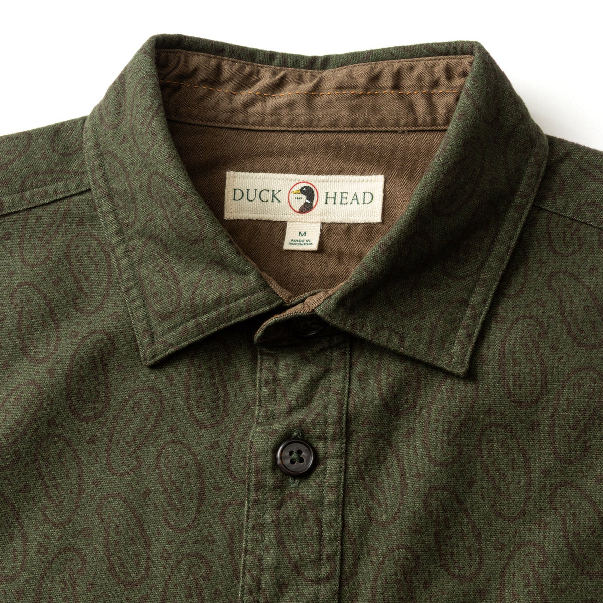 Duck Head Slater Moleskin Overshirt - Deep Olive – Chancellor's