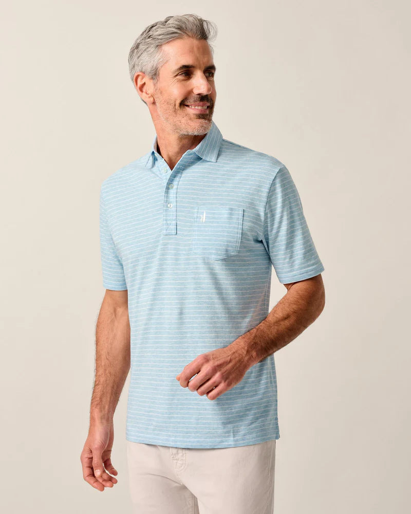 Johnnie-O Original 4-Button Polo - Ryan - Cloud Blue – Chancellor's
