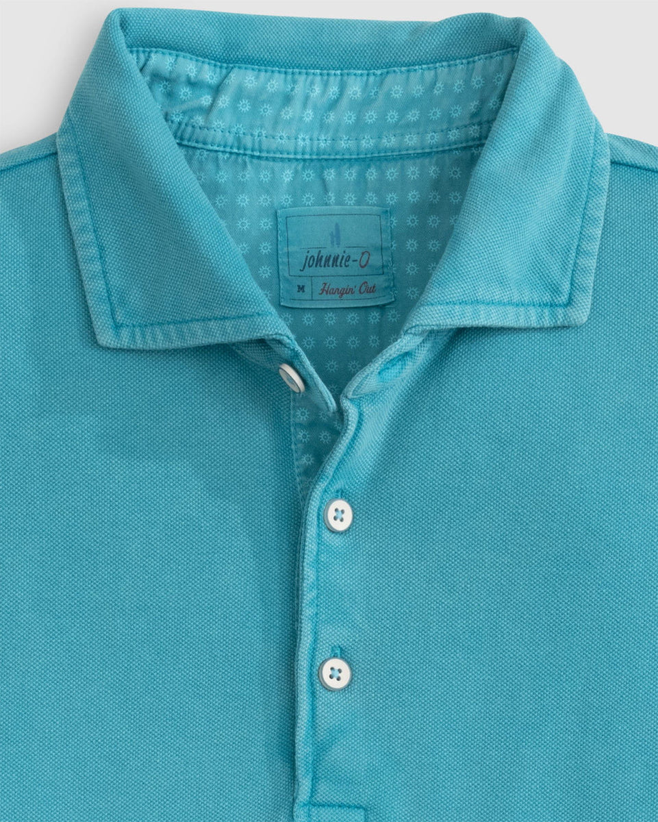 Johnnie-O Shoreline Cotton Pique Polo- Bay Blue – Chancellor's