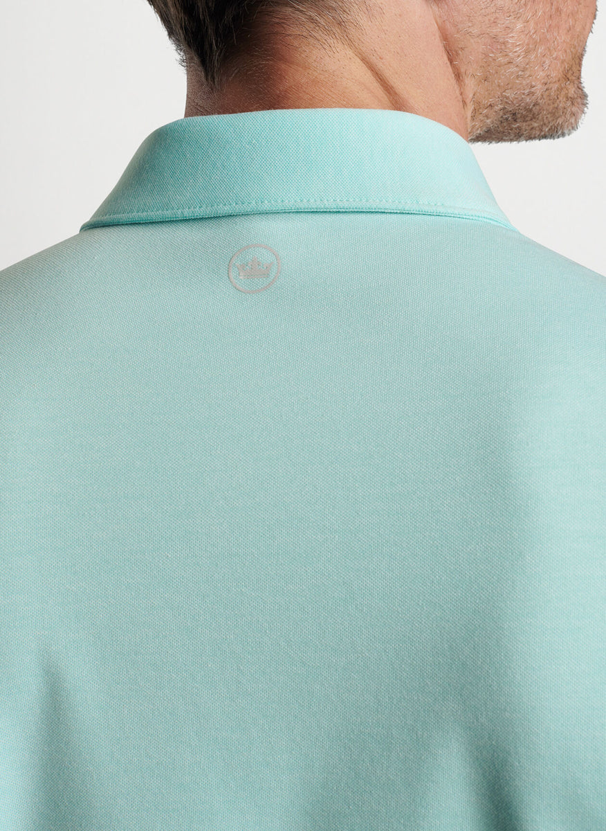 Peter Millar Albatross Cotton Blend Piqué Polo - Iced Aqua – Chancellor's
